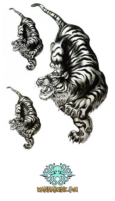 Crawling Tiger Tattoo