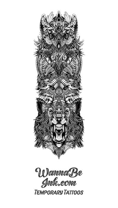 Native American Fox Tattoos