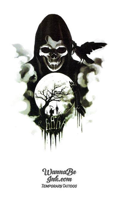 Voodoo Witch and Crystal Ball Best Temporary tattoos| WannaBeInk.com